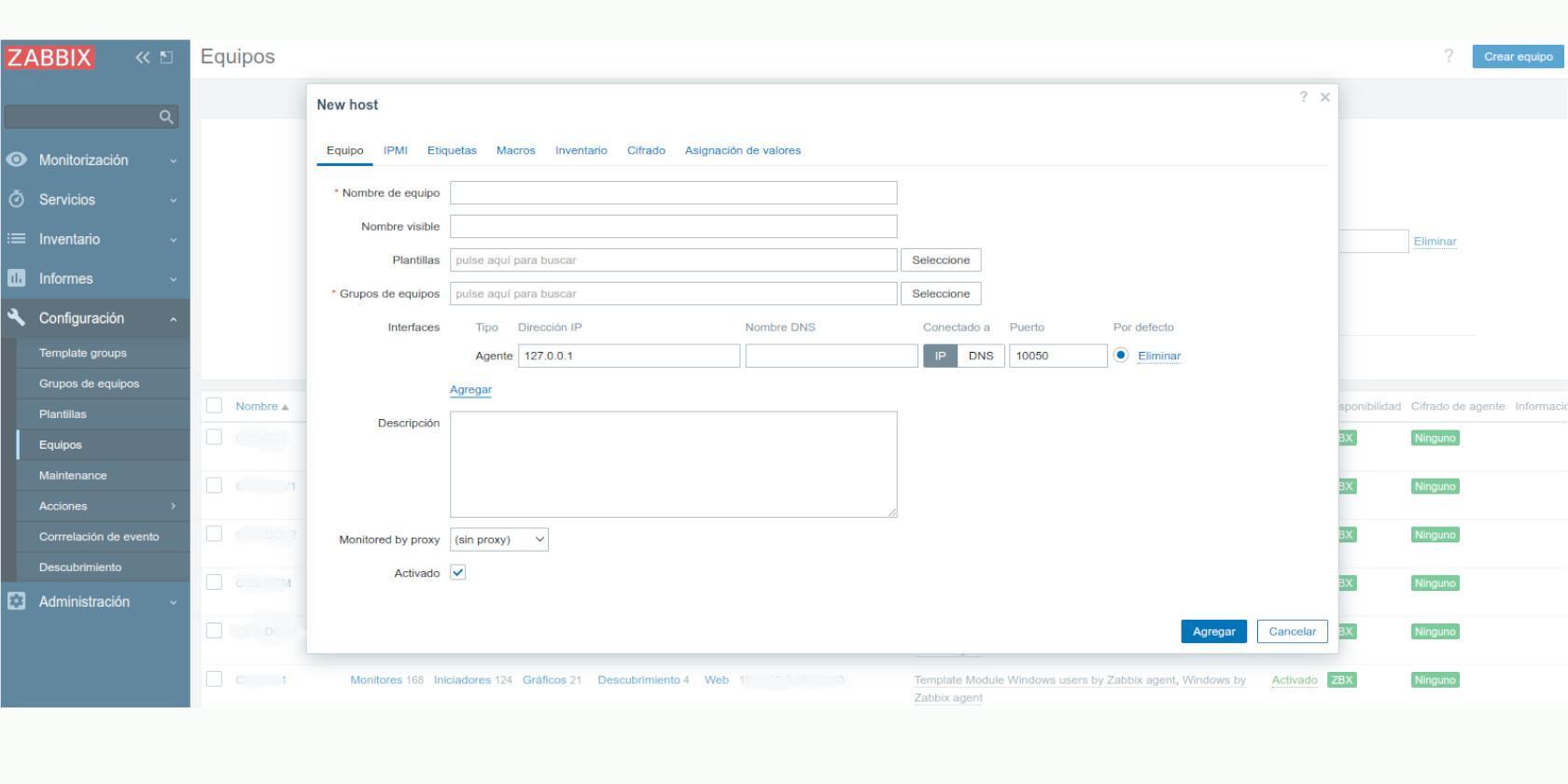 Agente Zabbix en Ubuntu - Servicios Vartech