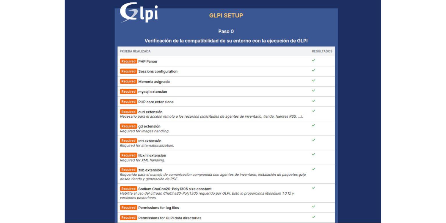 Instalando GLPI en Ubuntu Server - Servicios Vartech