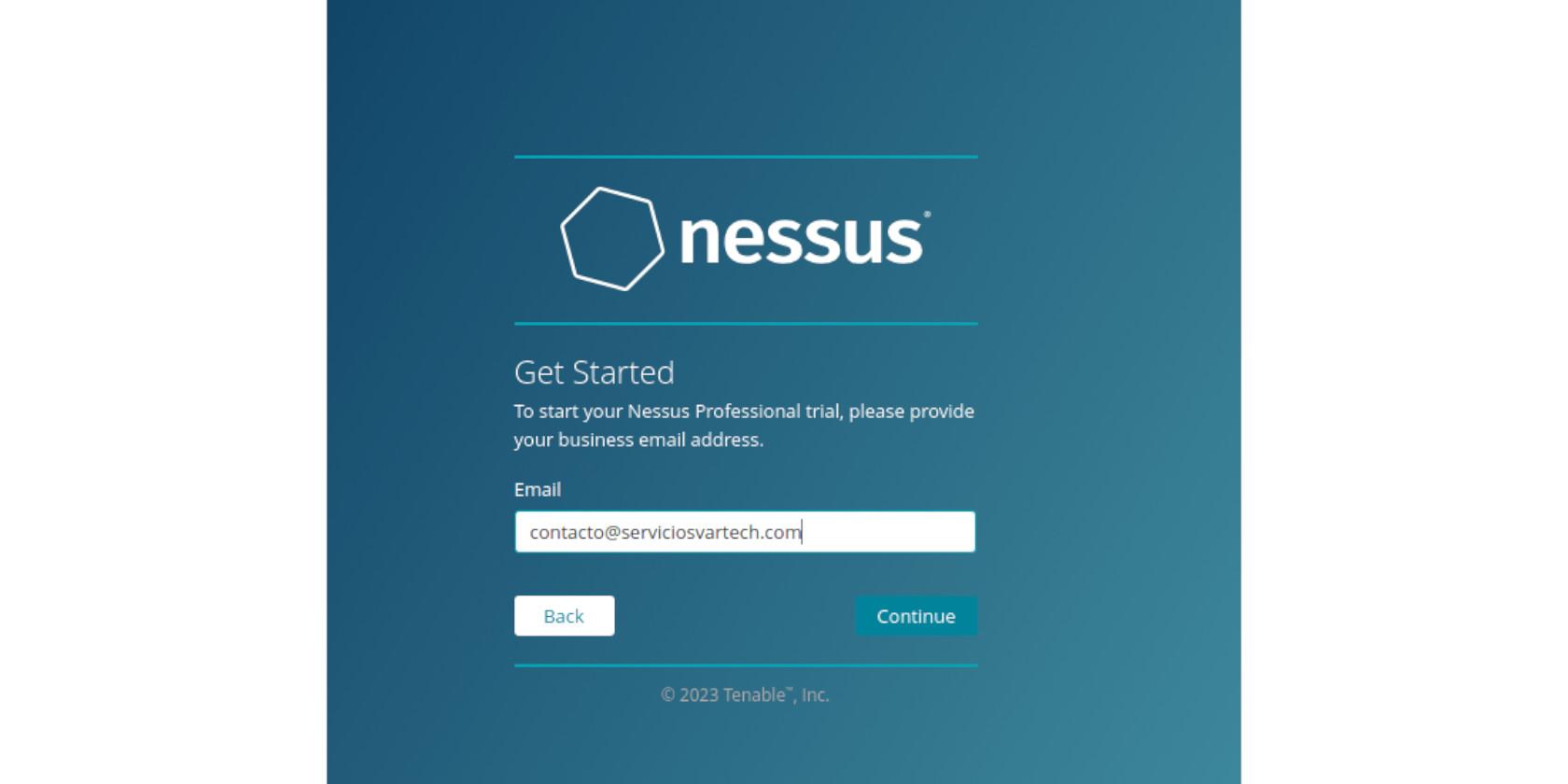 Instalando Nessus en Ubuntu 22.04 - Servicios Vartech